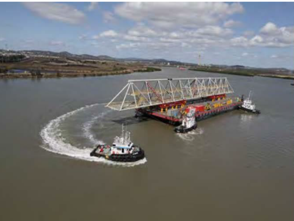 2012 Built 91m flat top barge - 15t/ m3 deck load - AIS Brokers